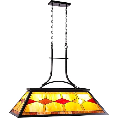 Amazon.com: Wellmet Vintage 3-Light Pool Table Light Pendant with ...