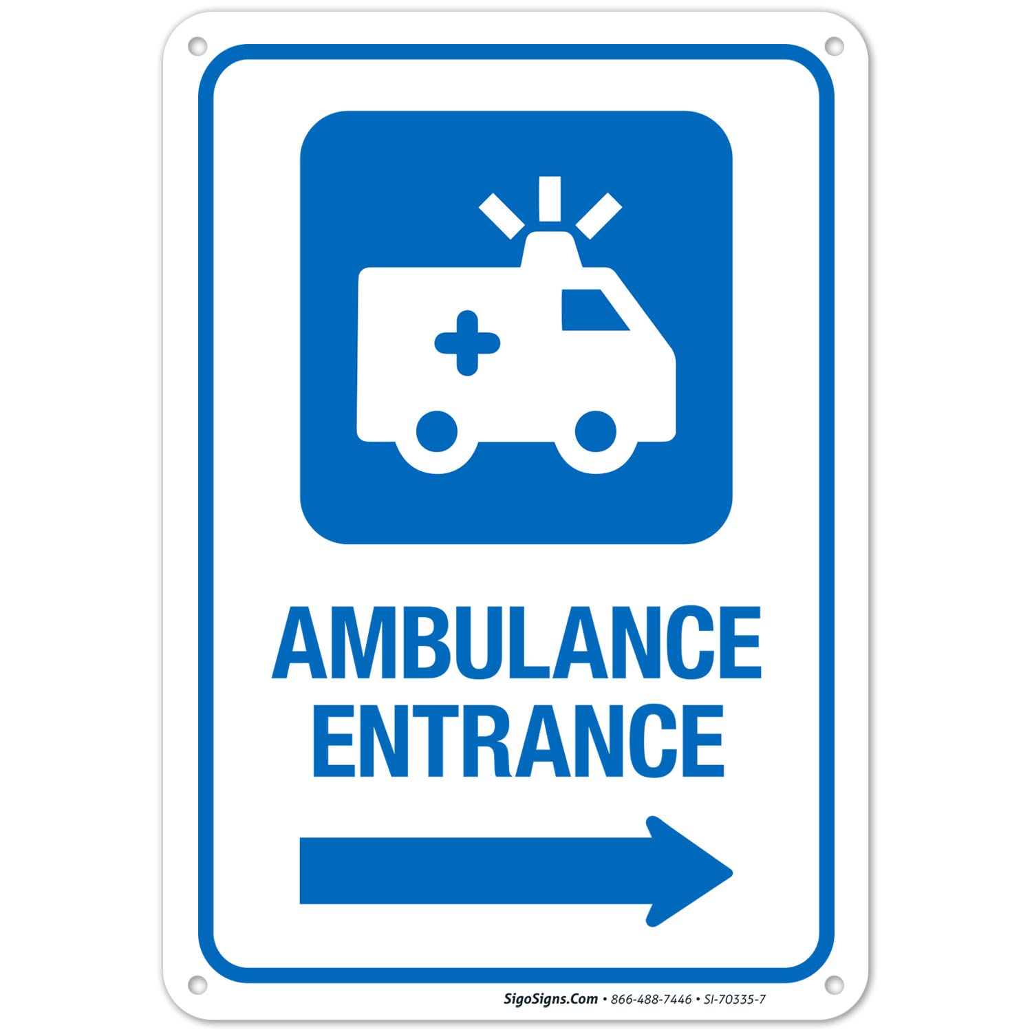 Hospital Entrance Sign