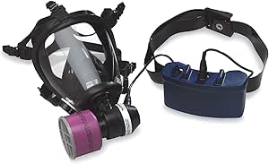 Survivair Medium Opti-Fit Mask Mounted Powered Air Purifying Respirator ...