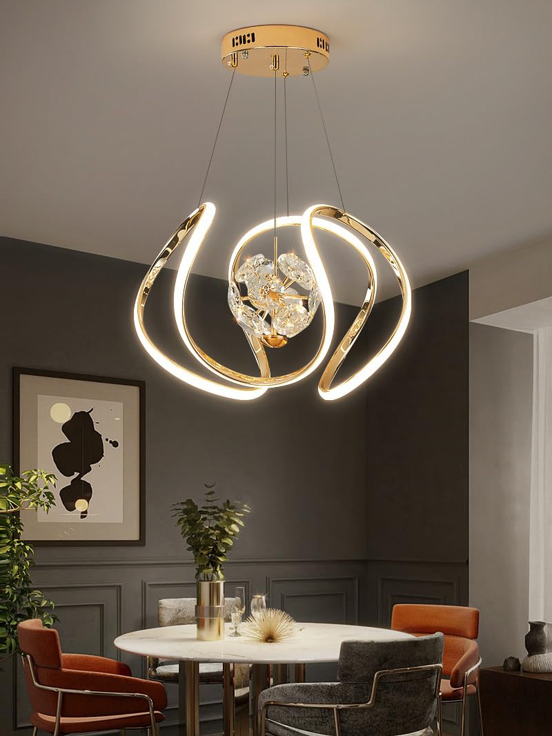 Buy CITRA LED Golden 400MM Light Pendant Chandelier Light - Warm White ...