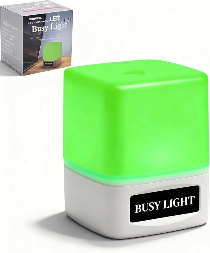 Amazon.com: Busy Light for Office, Do Not Disturb Desktop Indicator ...