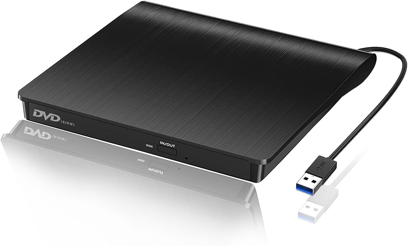 Amazon.com: YEY XBOXkitten External DVD Drive, USB 3.0 Portable CD DVD ...