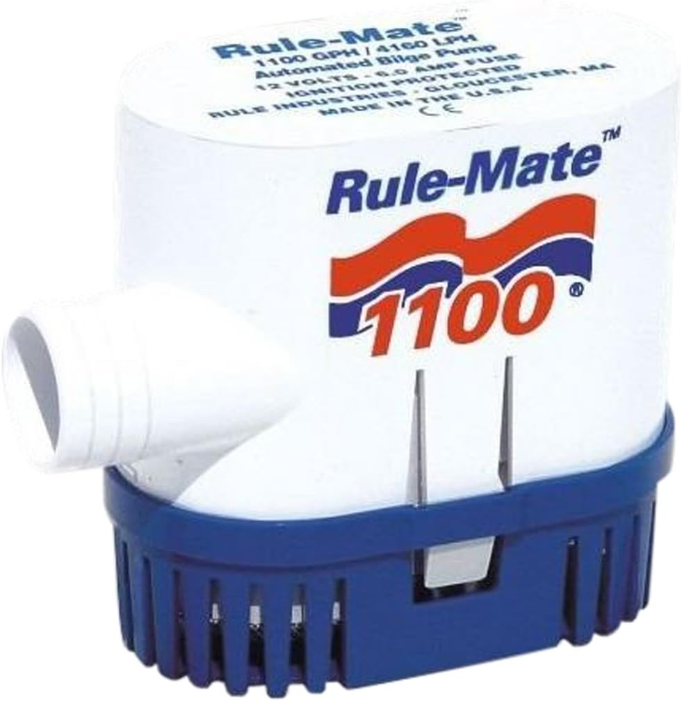 RULE MATE 1100 GPH SQUARE BILGE PUMP : Amazon.fr: Autres