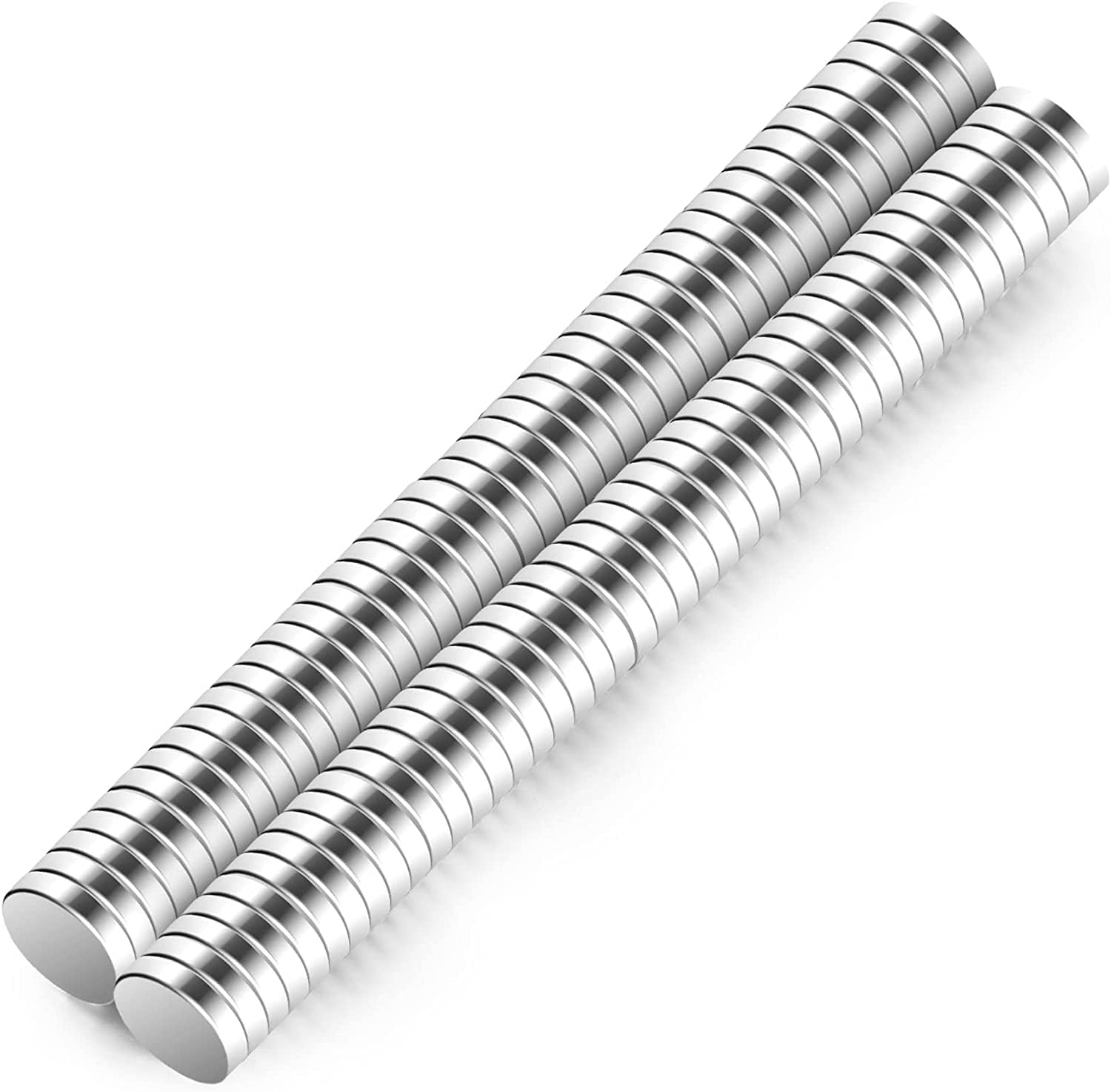 Spider Magnetics Ltd 50 Strong Thin Round Magnets 8x1 mm Neodymium Disc ...