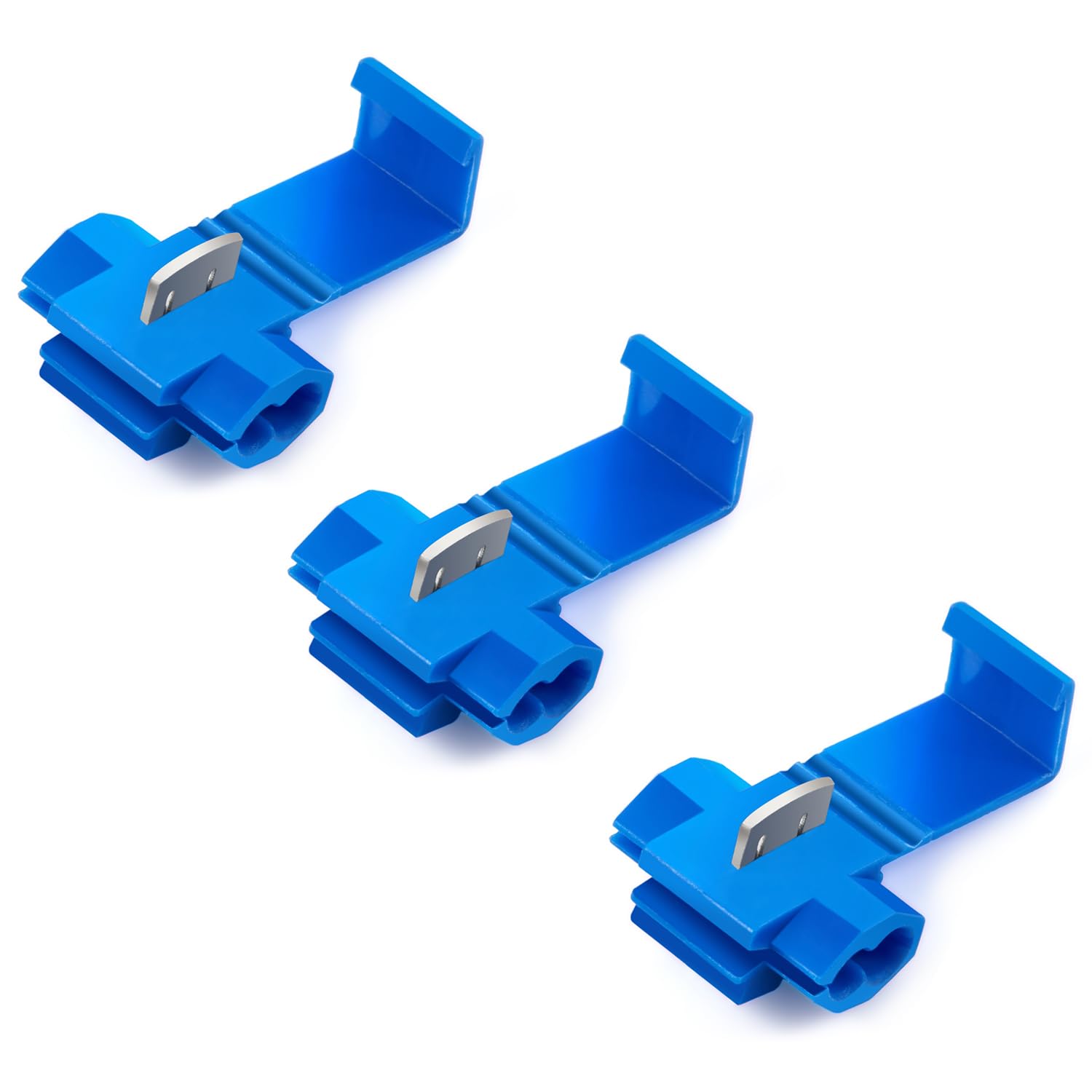 Amazon.com: Chanzon Blue Quick Splice Wire Connectors Snap for 14-16AWG ...