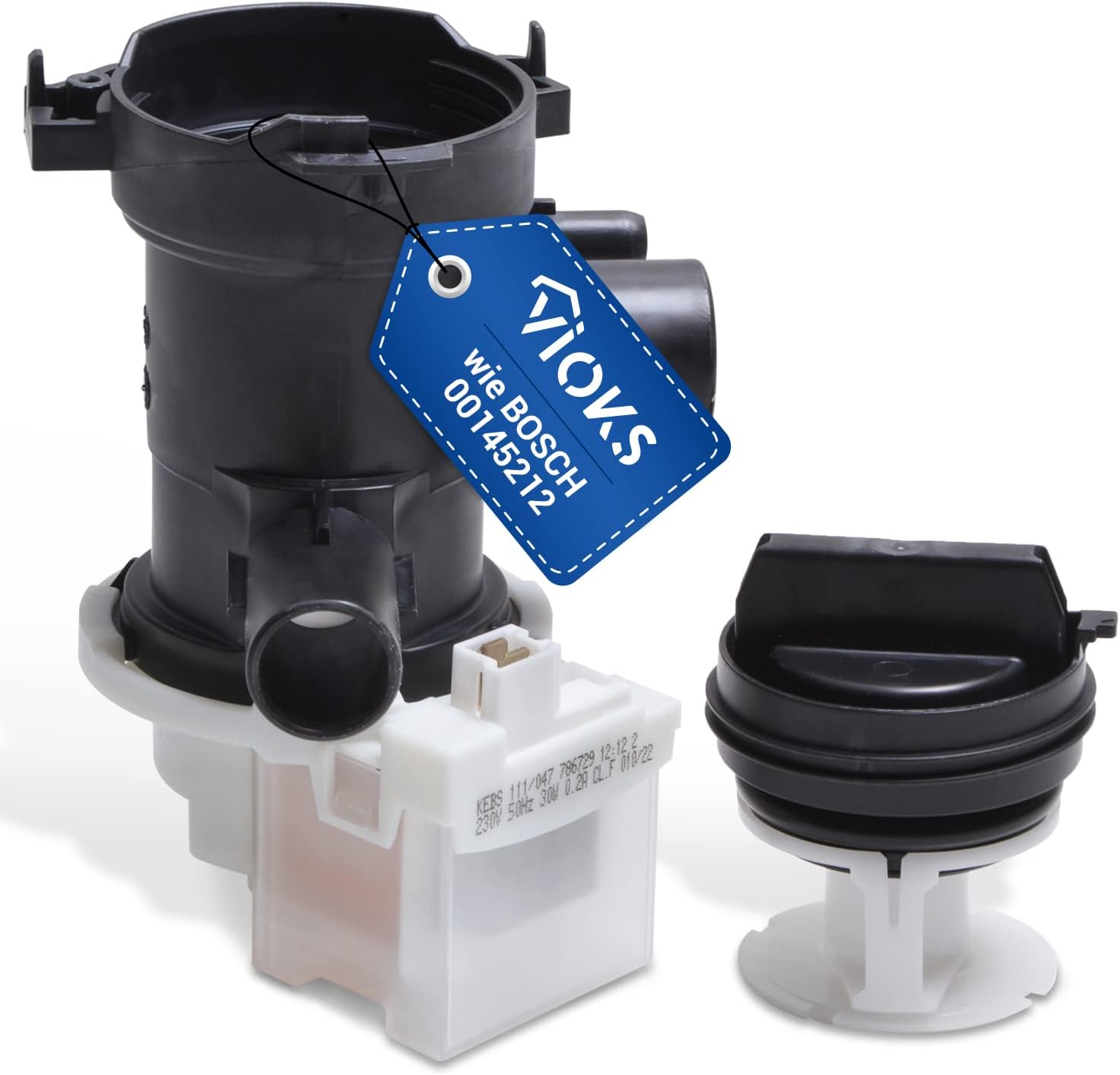 DL-pro Pompe de vidange pour Bosch Siemens 145093 00145093 145777 ...