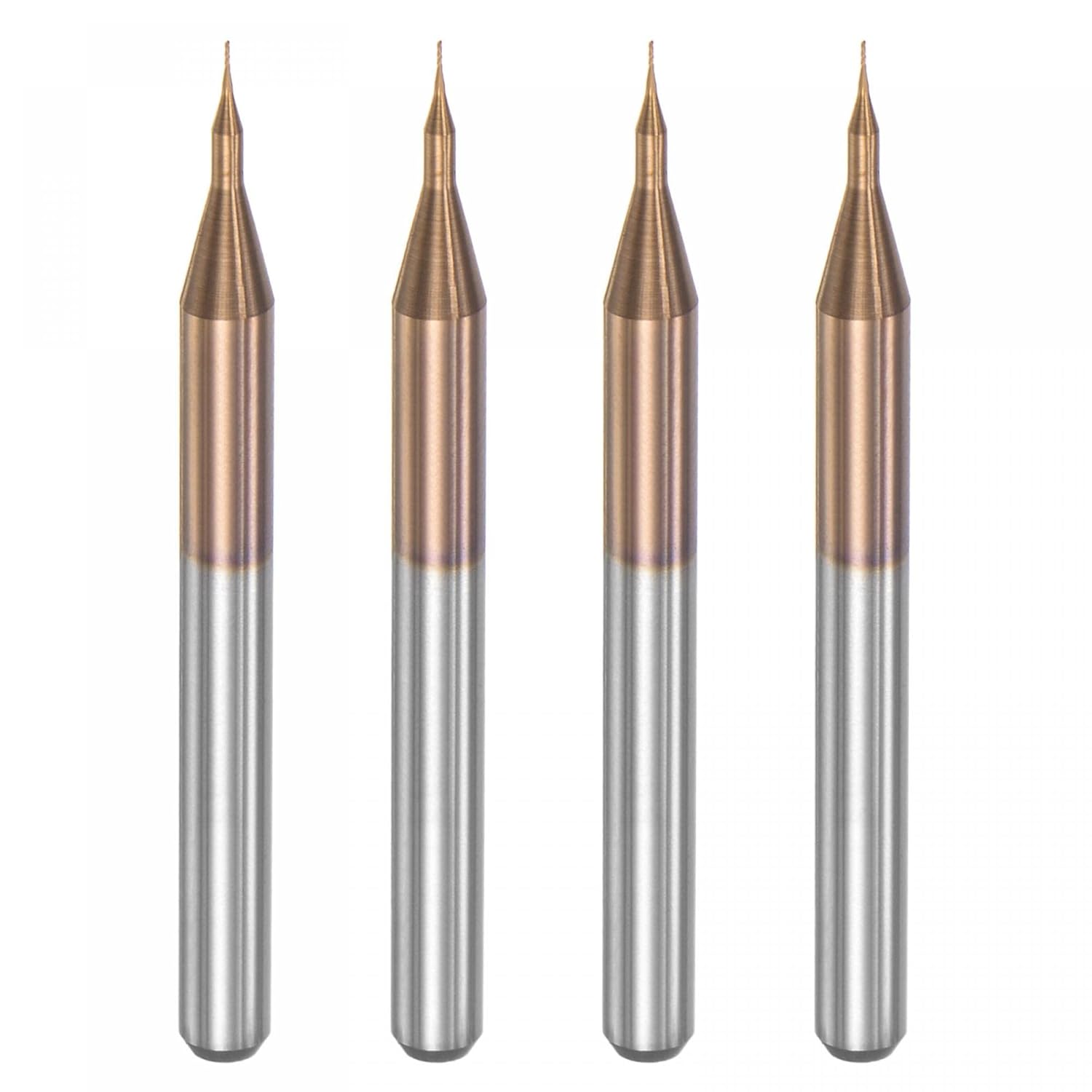 uxcell End Mill CNC Router Bits, 1/8" 3.175mm Shank 0.2mm x 1mm ...