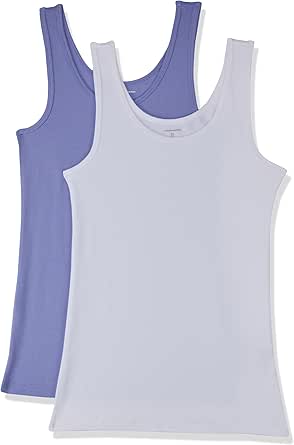 Amazon.com: Amazon Essentials Women's Slim-Fit Tank, Pack of 2 ...