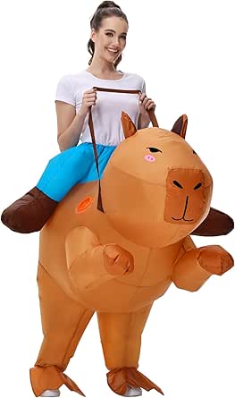 Amazon.com: XYJKIDSES Inflatable Capybara Costume for Adult Blow Up ...