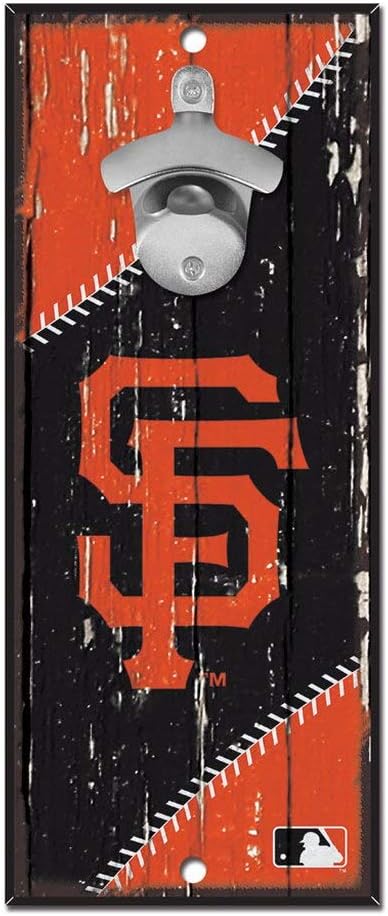 Amazon.com : WinCraft MLB San Francisco Giants Bottle Opener5x11 Wood ...