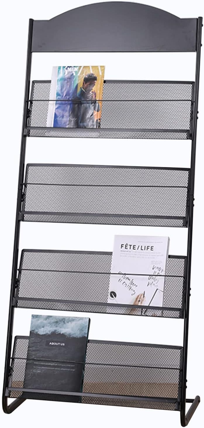 Amazon.com: DAKAJA Magazine Holder Floor-Standing Display Stand, Office ...