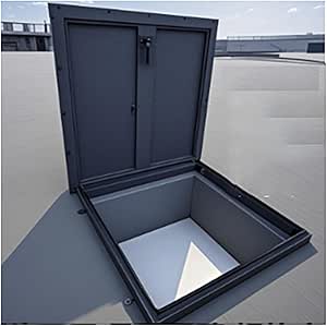 Powder Coated Steel Crawlspace Door Insulated Roof Entry Hatch With ...