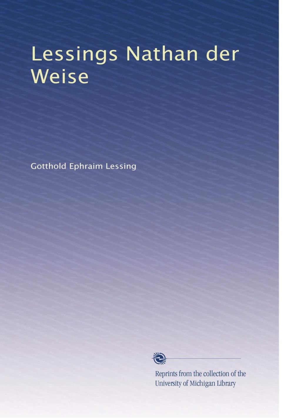 Amazon.co.jp: Lessings Nathan der Weise (Vol.2) : Lessing, Gotthold ...