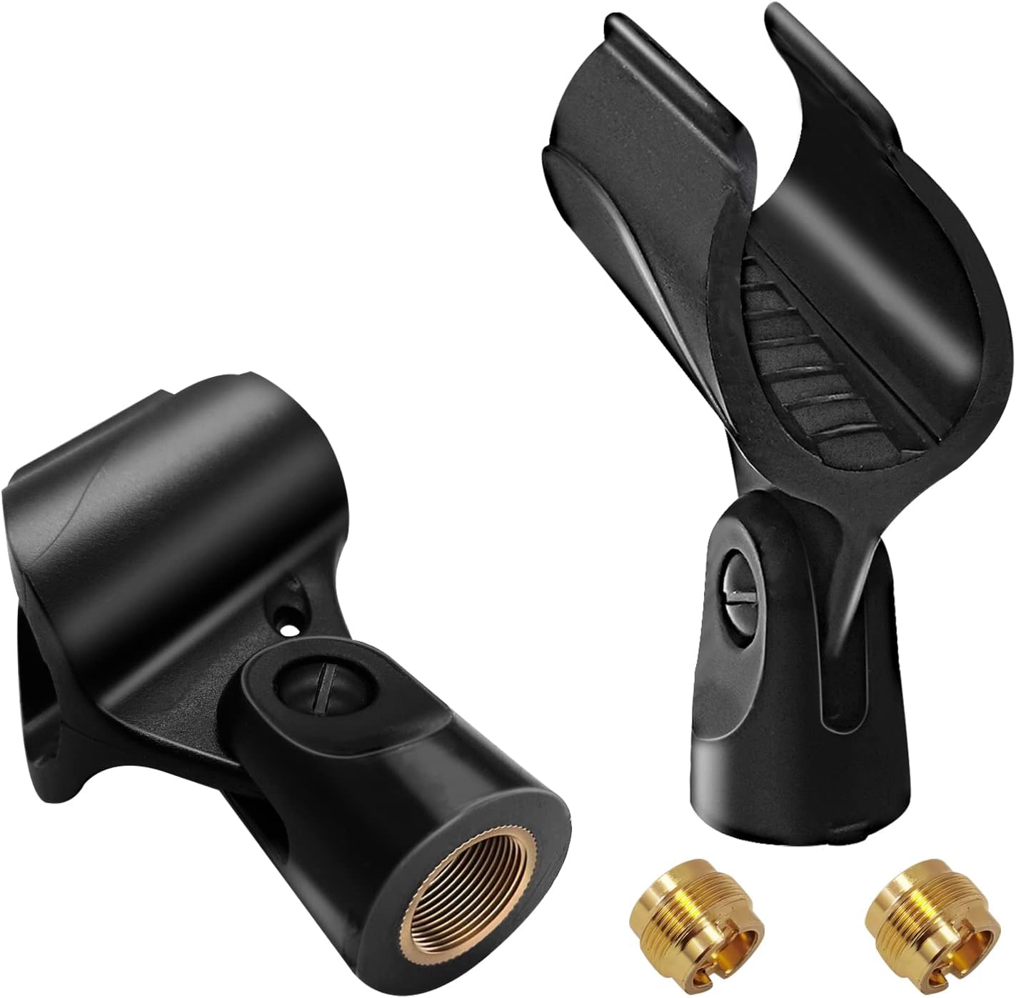 Amazon.com: Mictop Universal Microphone Clip Holder, Comes with 5/8 ...