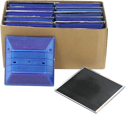 Amazon.com: Blue Reflective Road Driveway Marker (10 Pack) - Fire ...