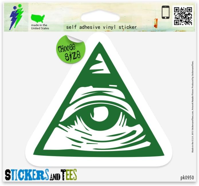 Amazon.com - Mason Eye Masonic Vinyl Car Bumper Window Sticker 2" x 2"
