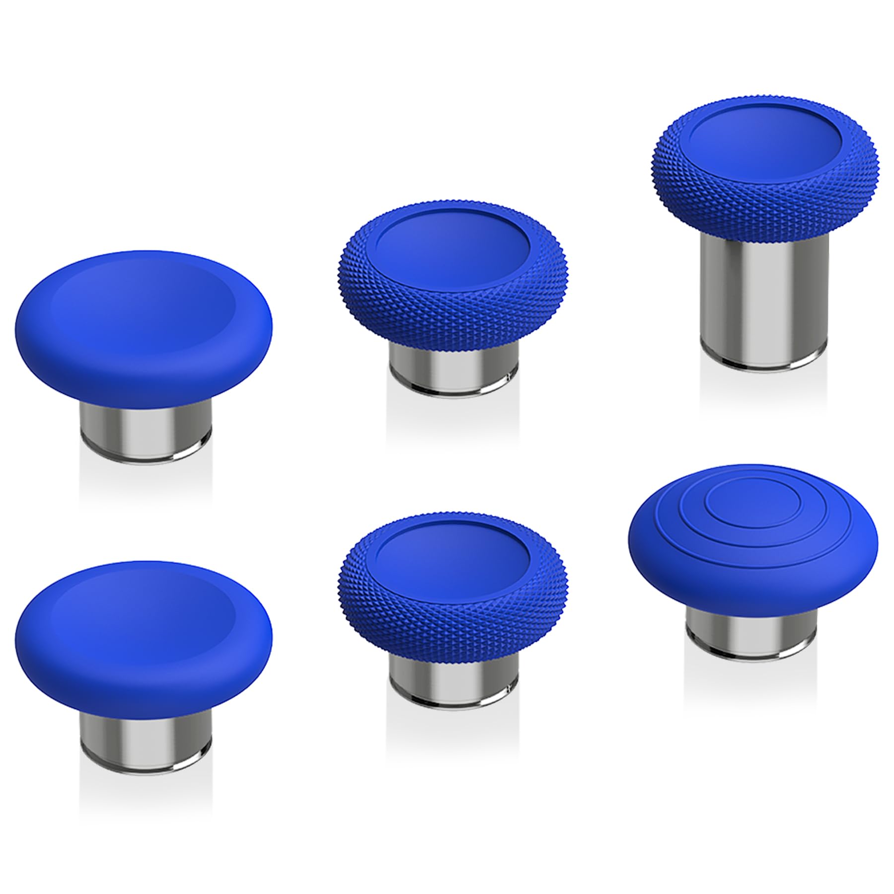 Amazon.com: eXtremeRate 6 in 1 Metal Replacement Thumbsticks for Xbox ...