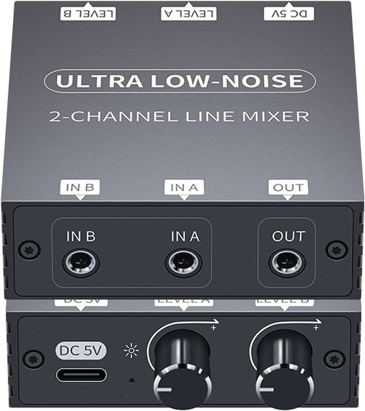 Amazon.com: Mini Audio Mixer Line Mixer, 2 Way Audio mixer 3.5mm mixer ...