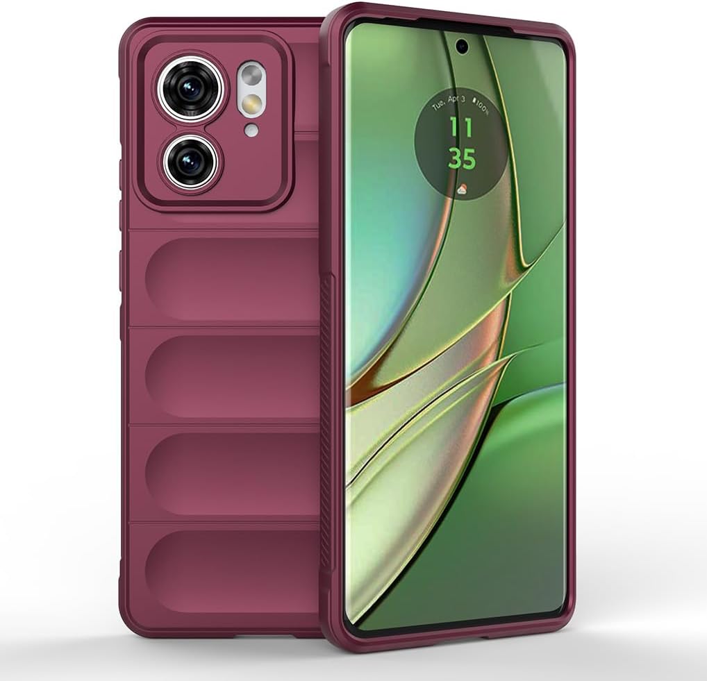 SEAHAI Case for Motorola Edge 40, Sturdy Shockproof Case Soft Silicone ...