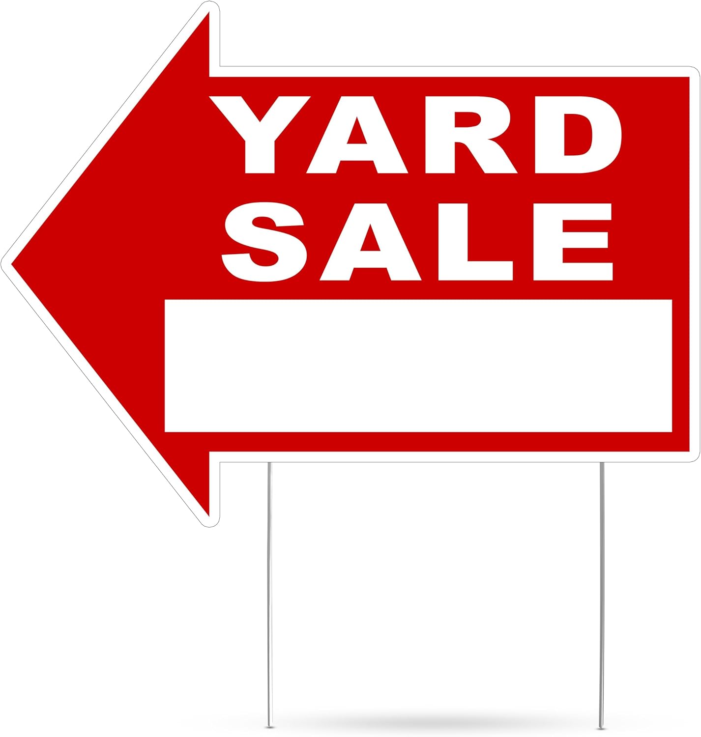 Amazon.com : Large Huge Yard Sale Arrows Yard Sign Double Sided With ...