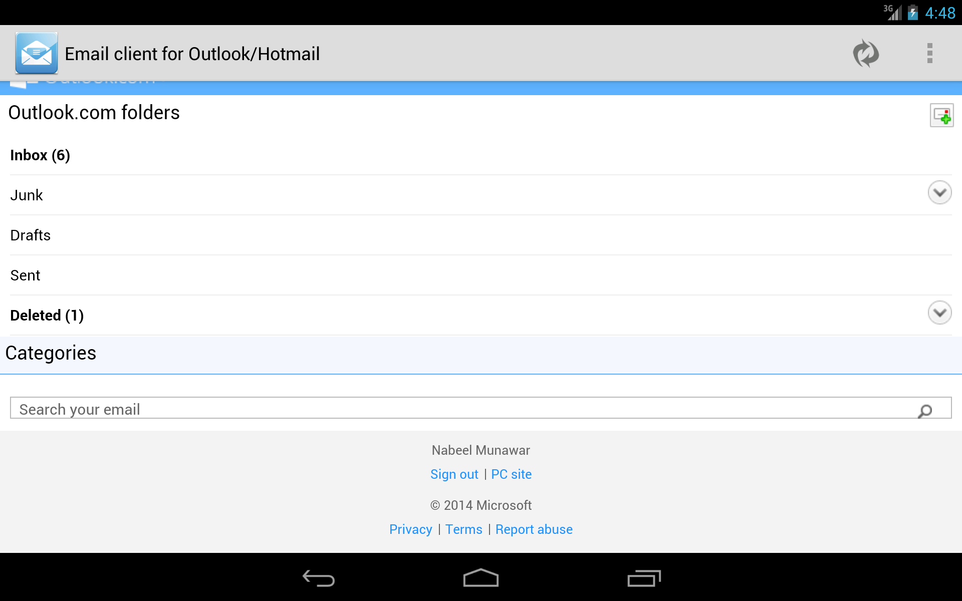 Email Client for Outlook/Hotmail - App on Amazon Appstore