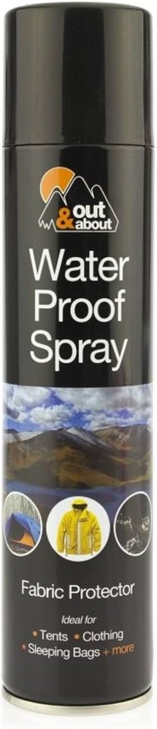 Out & About Water Proof Spray Fabric Protector Waterproofing for Shoes ...