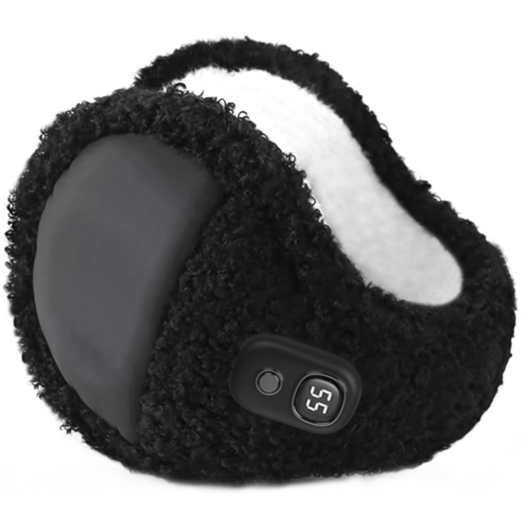 Heated Earmuffs 3 Heating Levels Heated Ear Warmers with Warm Fleece ...