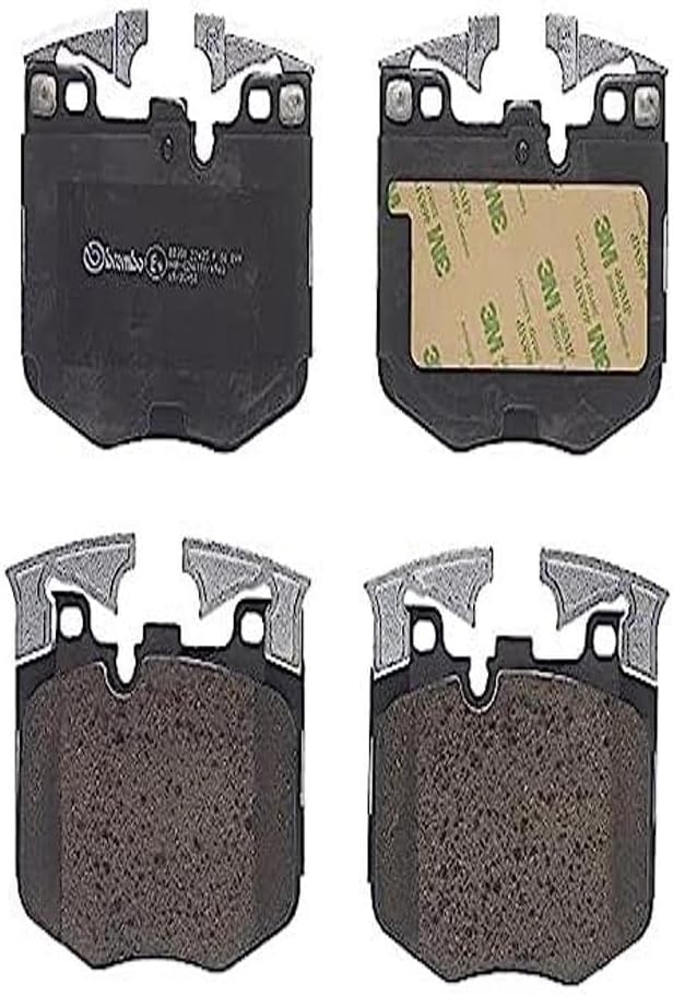 Amazon.com: Brembo P06099 Low-Met Front Disc Brake Pad Set BMW OE ...