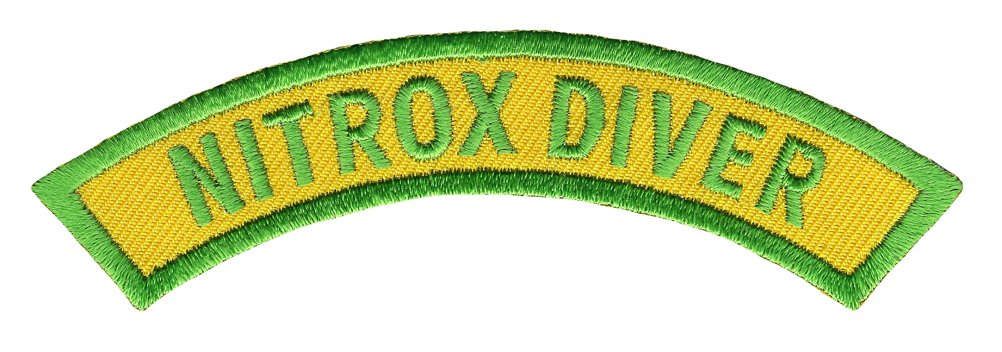 Amazon.com: Nitrox Diver Chevron Patch Embroidered Iron On Enriched Air Scuba Diving Emblem Souvenir