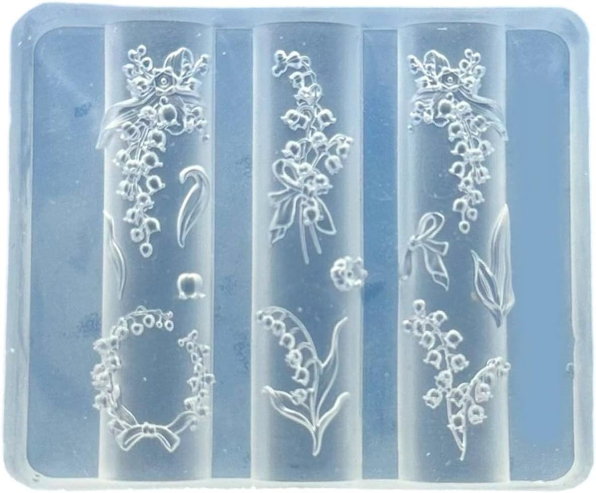 Silicone Templates Create Dimensional Nails Art Stickers Craft ...