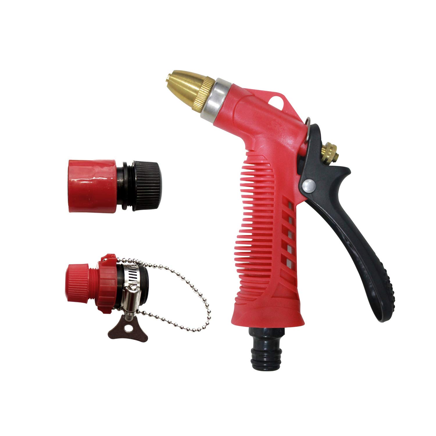 AquaHose Jet & Spray Function Water Spray Gun Set Red For Irrigation ...