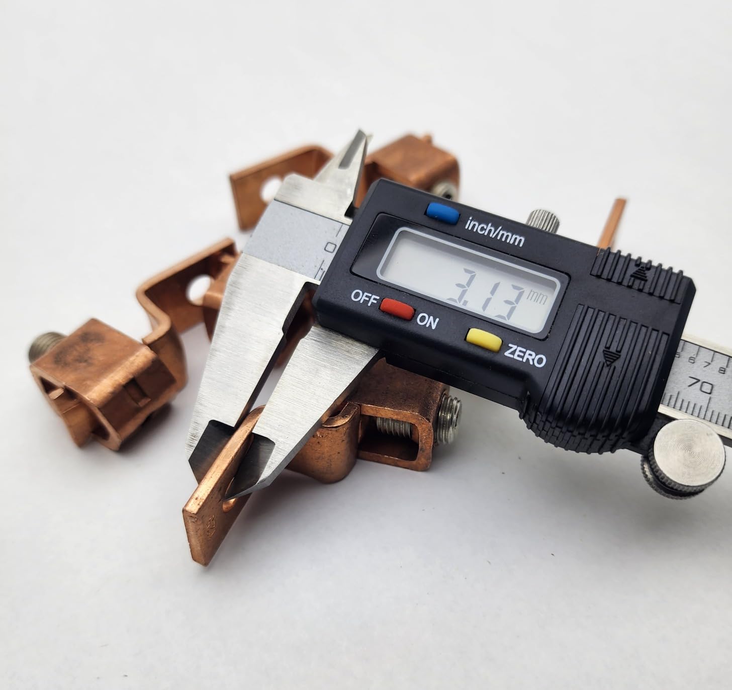 Tellegloww 5 Pcs 125 Copper Mechanical Lug, 8-1/0 AWG Solid Mechanical ...