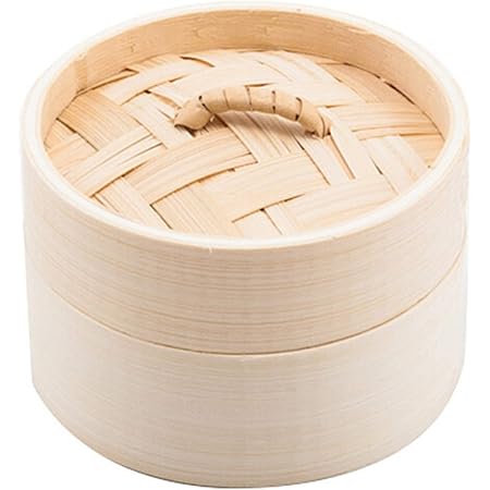 Amazon.com: Small Mini Bamboo Steamer Basket for Party Favors, 4 Inches ...