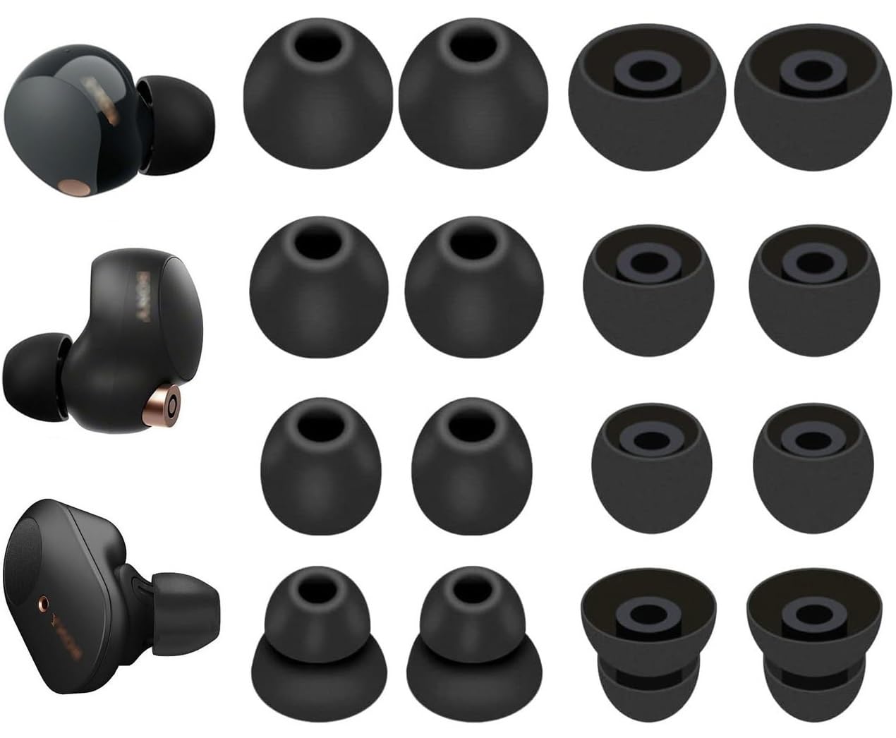 Amazon.com: JNSA Replacement Ear Tips Eartips Ear Plug Ear Cap ...