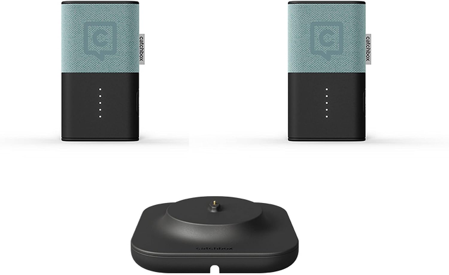 Amazon.com: Catchbox Plus Throwable Microphone System with 2 Teal Clips ...