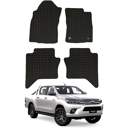Genuine Toyota Hilux Extra Cab 4x Rubber Floor Mats 2015-2020 ...