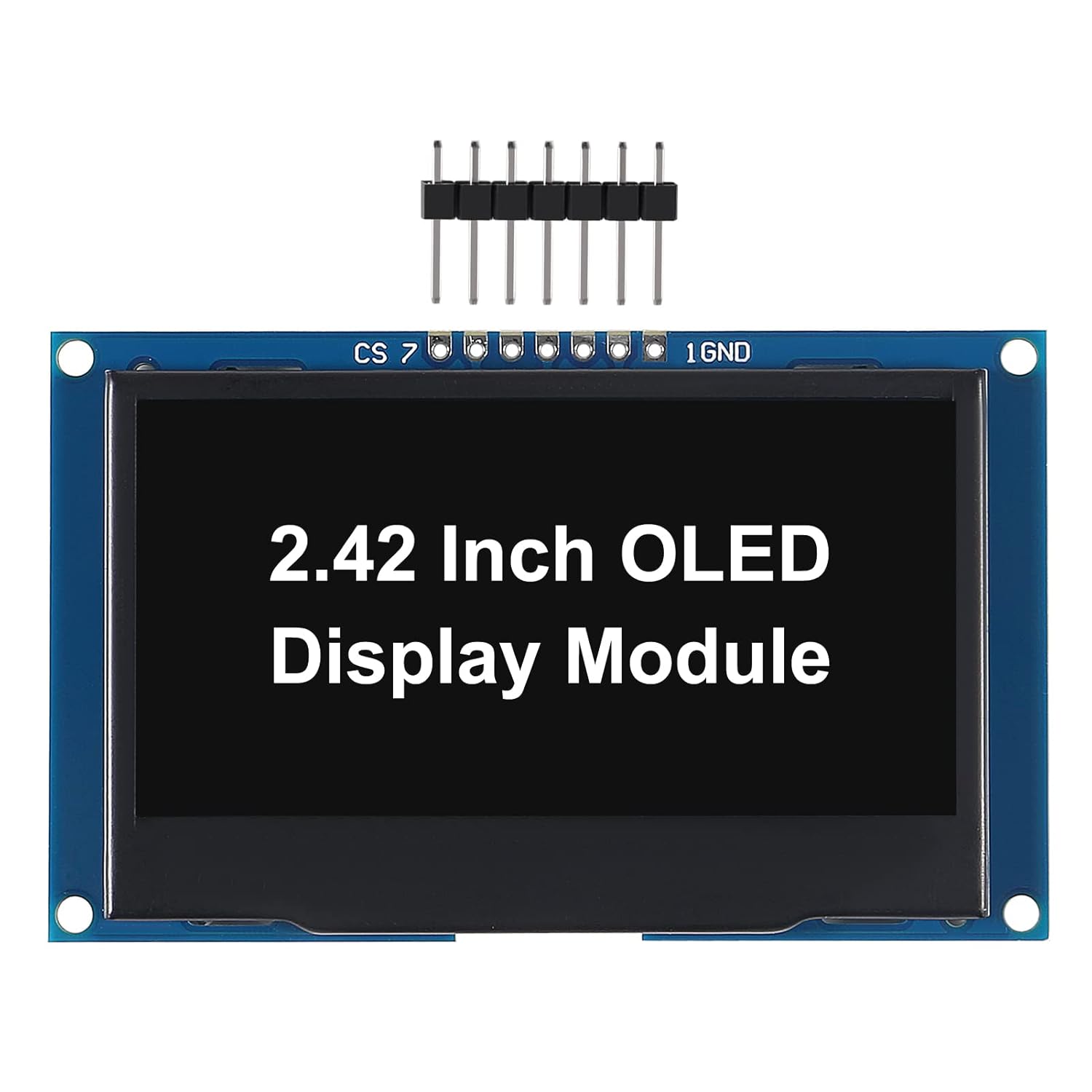 DWEII 2.4" 2.42 inch 128x64 OLED LCD Display Module SSD1309 7 Pin SPI ...