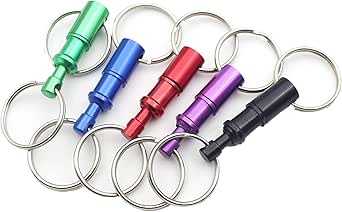 Amazon.com: Lot 2 Detachable Pull Parts Quick Release Keychain Keyring ...