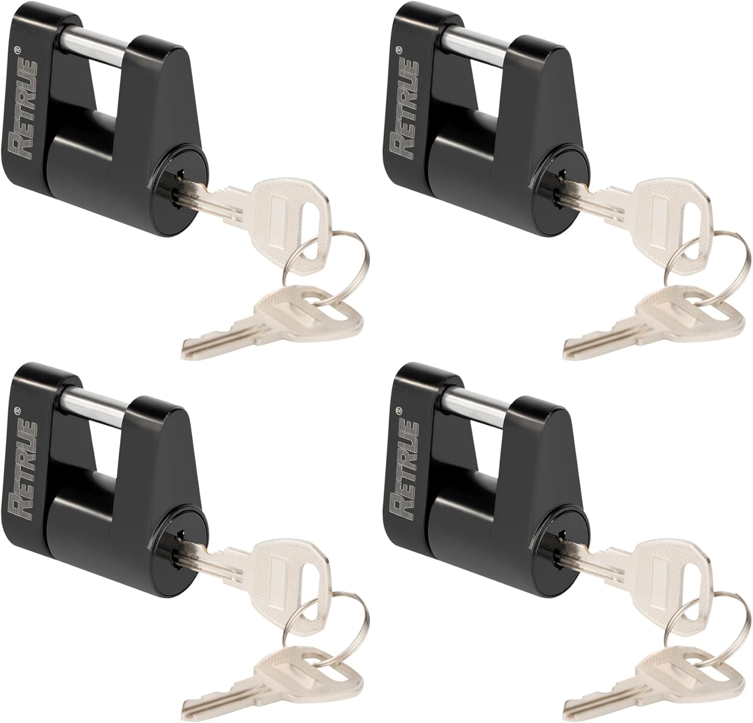 Amazon.com: RETRUE Trailer Tongue Coupler Lock, Trailer Hitch Lock,Dia ...