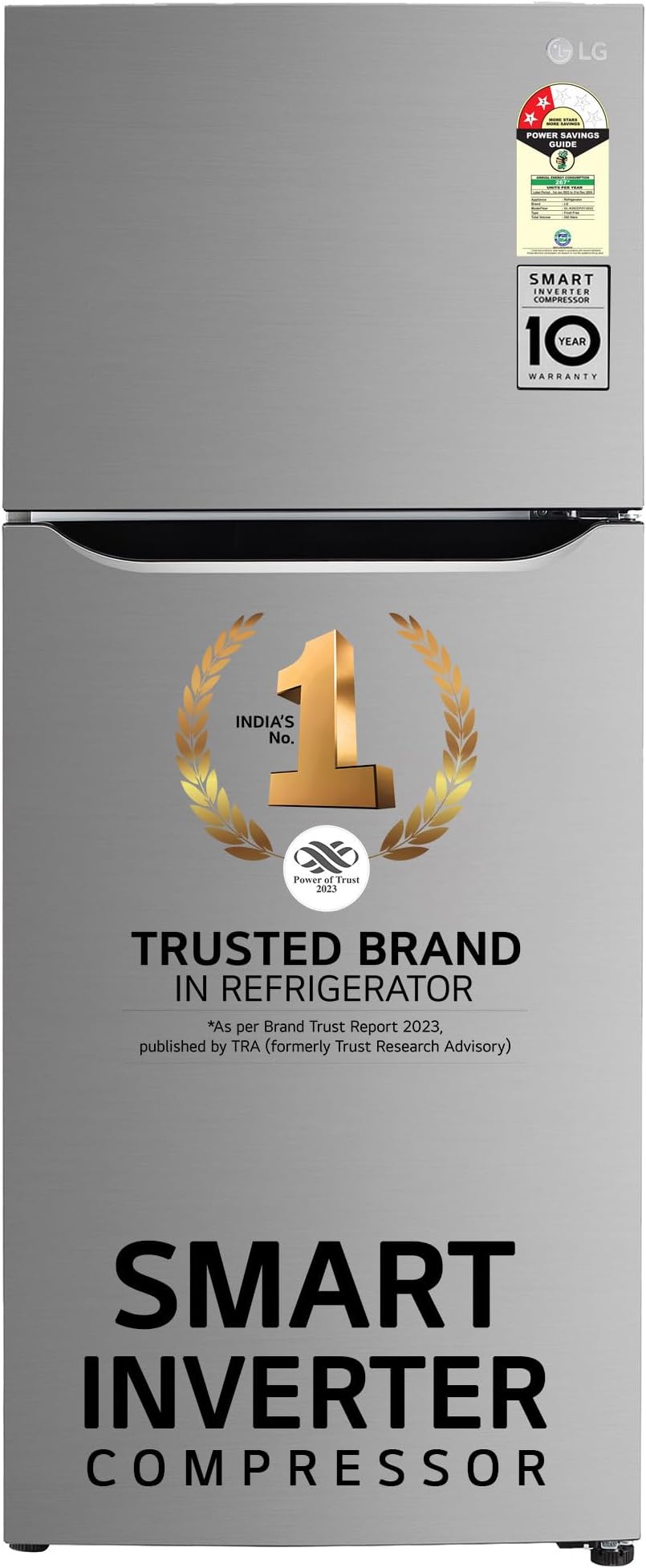 LG 242 L 2 Star Frost-Free Smart Inverter Double Door Refrigerator ...