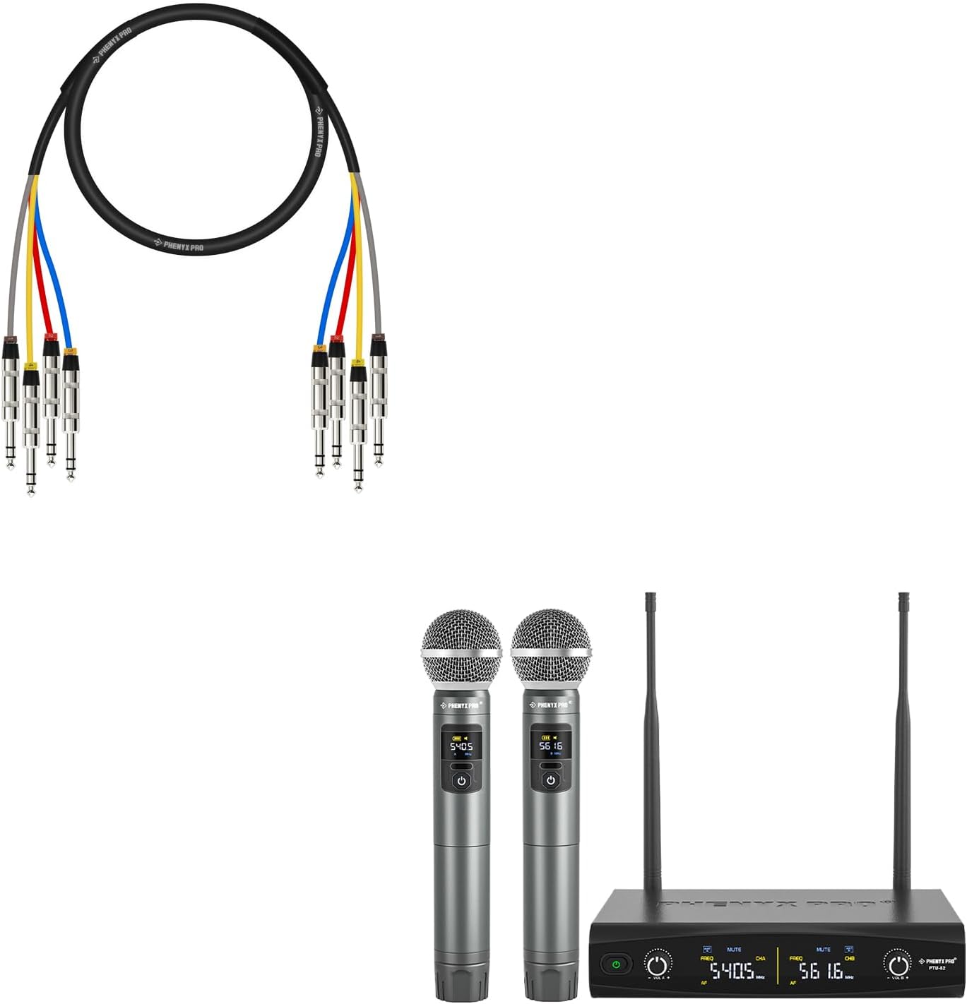 Amazon.com: Phenyx Pro Professional Wireless Microphone PTU-52-2H ...