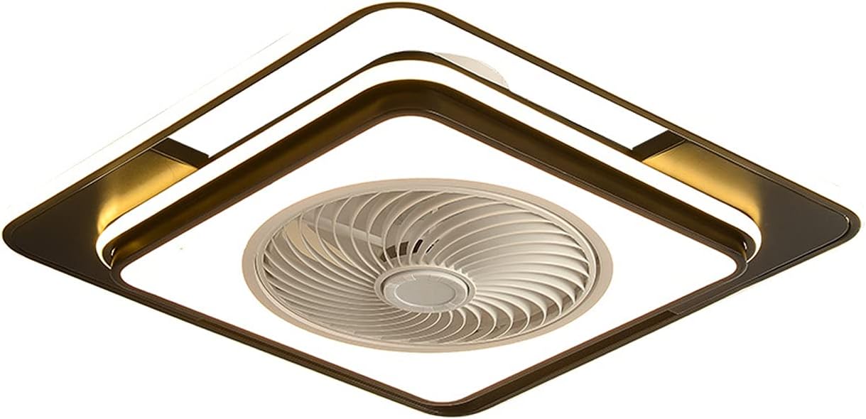 MayNuo European Modern Style Invisible Ed Fan Lamp, Electric Remote ...