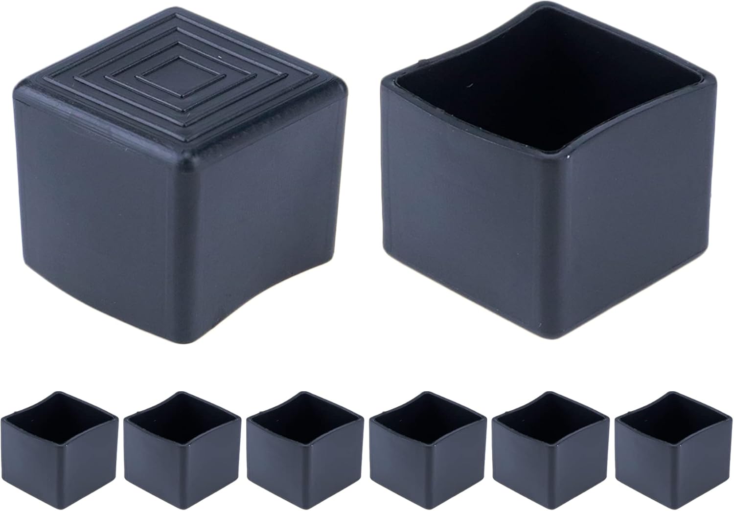 Mcredy Furniture Foot Chair Leg Caps Fit for Square,Rectangle Chair ...