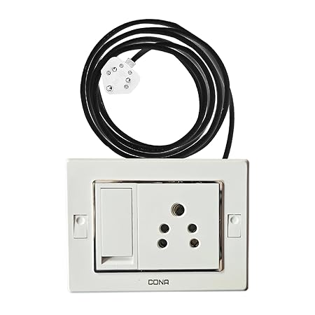 Buy Glare Max Extension Board Cona Switch Socket 1mm Heavy Duty Copper ...