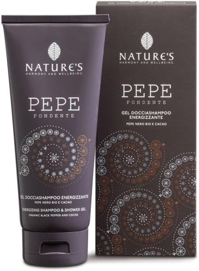 Dark Pepper Energizing Shower Gel Shampoo 200 ml of gel : Amazon.co.uk ...