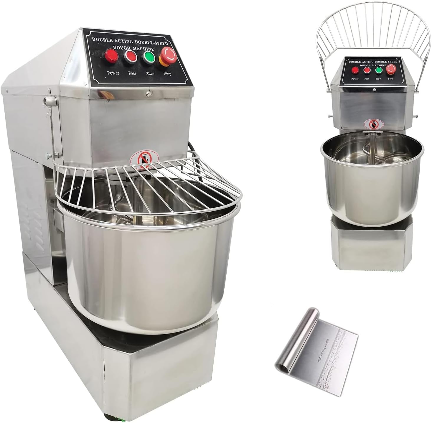 Amazon.com: BREVELTION 30QT Commercial Dough Mixer Machine, 110V 1500W ...