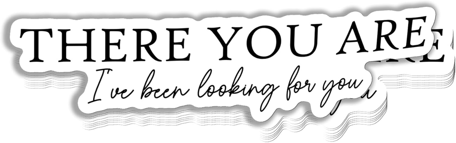 Amazon.com: BROSTICKER There You are Sticker ACOTAR Rhysand Quote ...