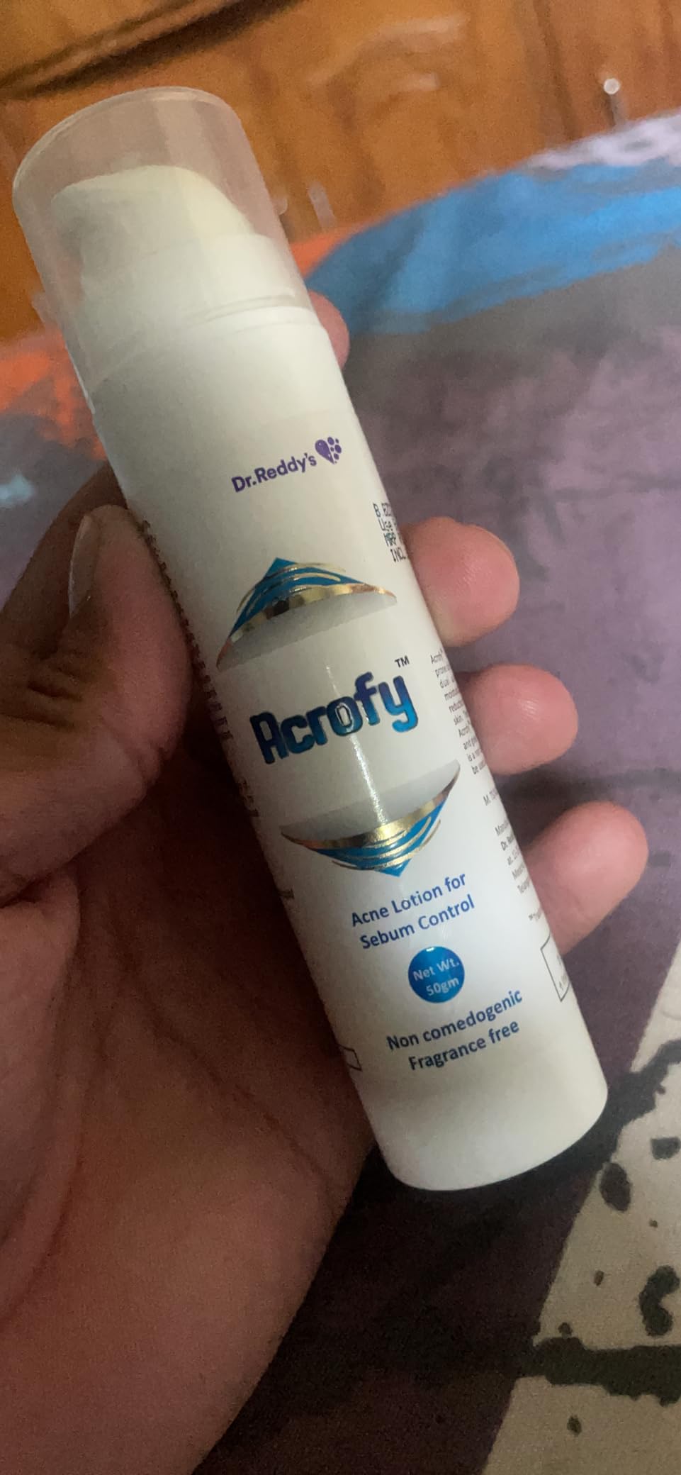 Acrofy, Moisturizer For Acne-Prone Skin, Sebum Control Formula, Helps ...