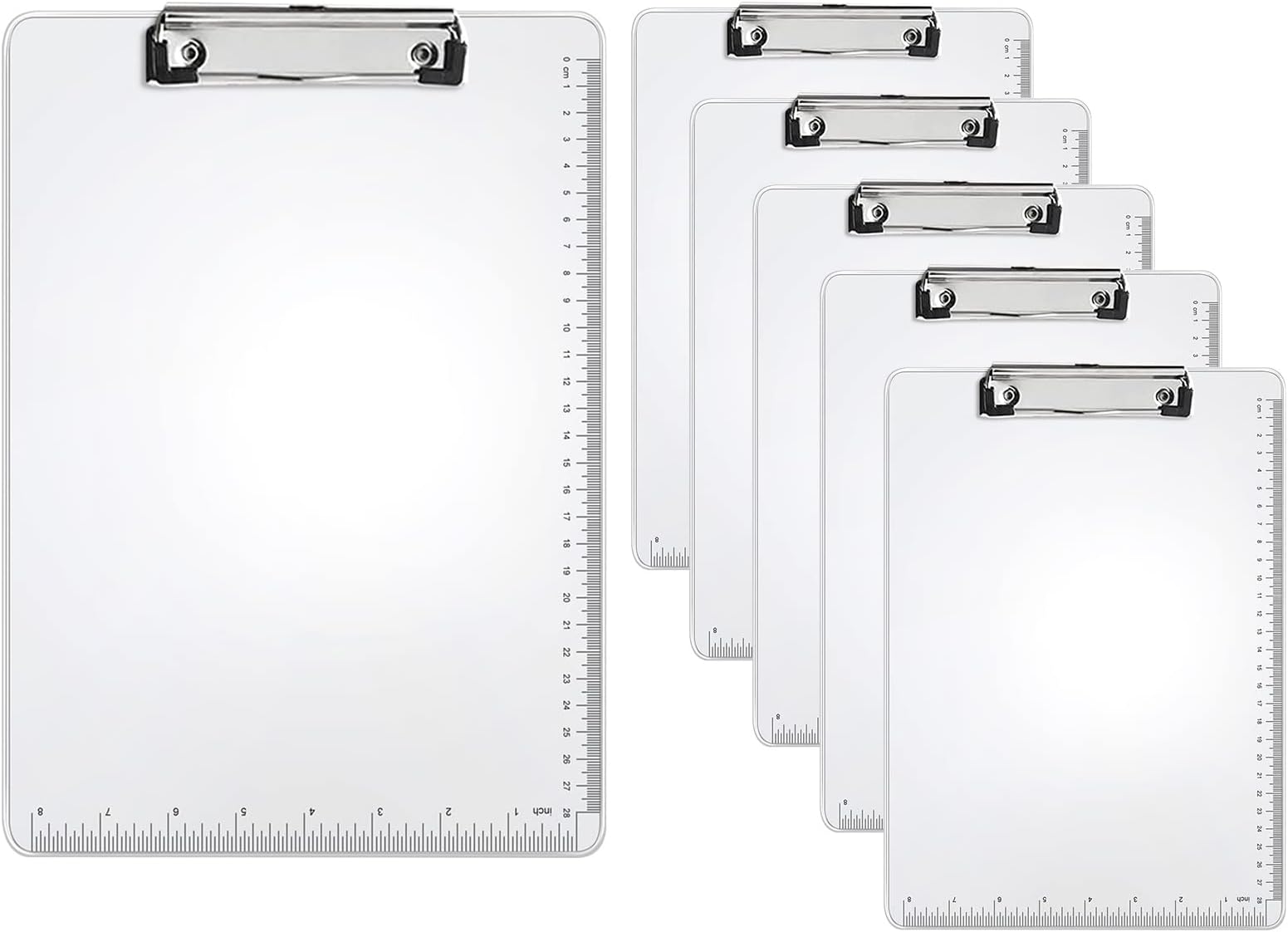 Pack of 12 Janrax A4 Metal Clip Boards - Aluminum Clipboard : Amazon.co ...