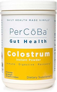 Amazon.com: PerCōBa® Colostrum Instant Powder | First Milking Bovine ...